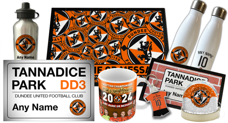 The Official Dundee United FC Personalised Gift Shop